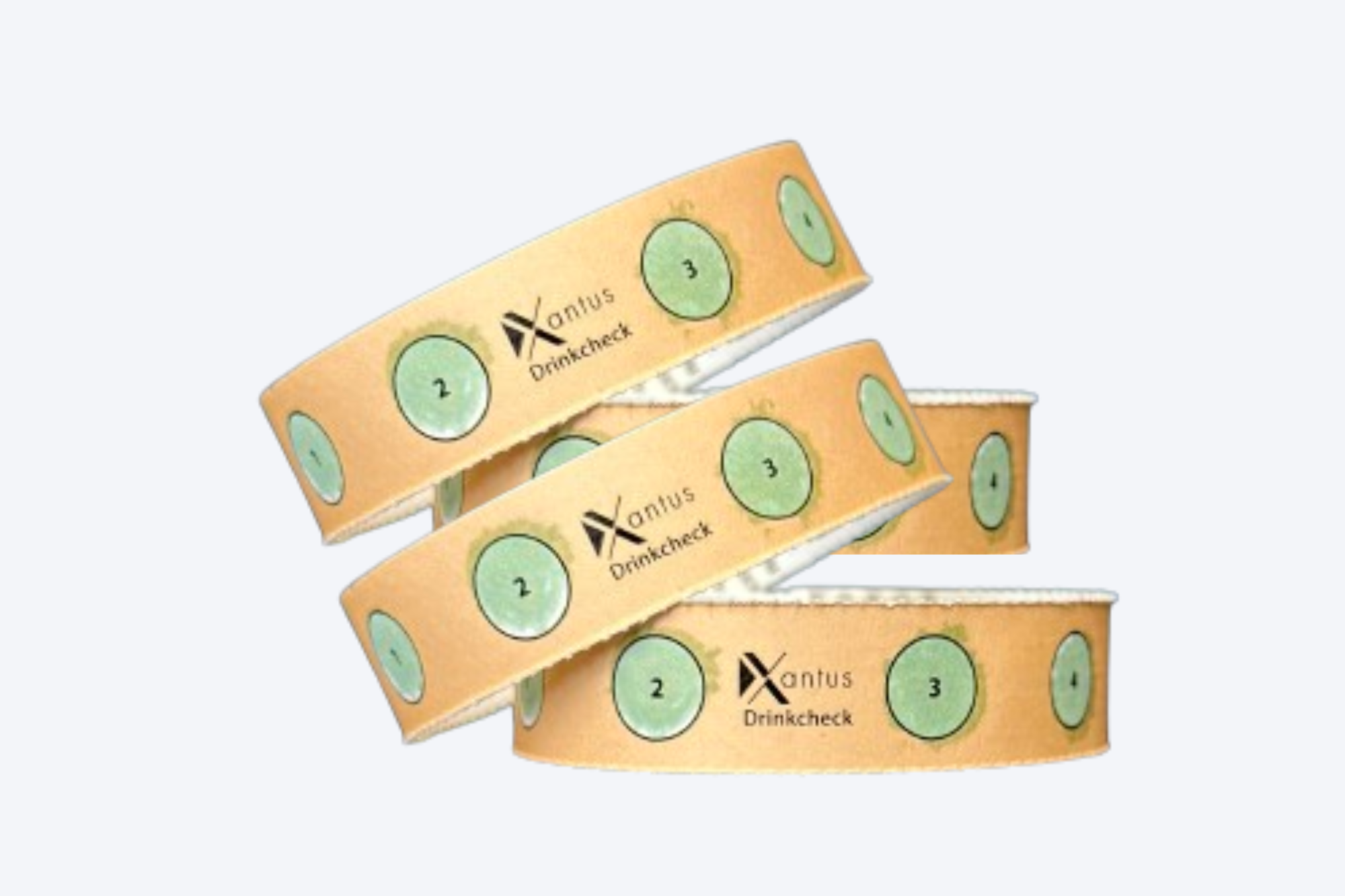 Drinkcheck™ Wristbands Bulk - 4 Tests | Sand